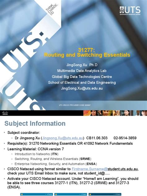 Routing And Switching Week 1 Ip Addressing Pdf I Pv6 Ip Address