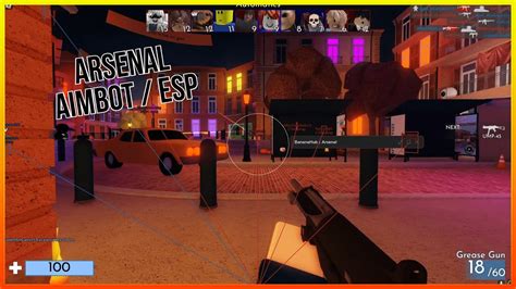 ARSENAL AIMBOT WALLHACKS SCRIPT YouTube