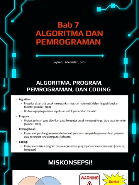 Algoritma And Pemrograman Dasar And Aplikasi Pdf Komputer