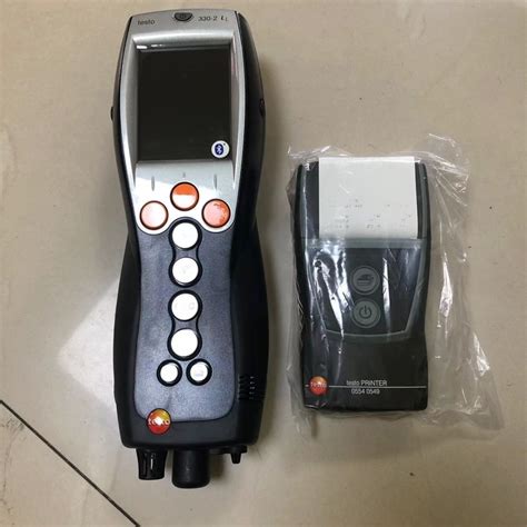 Testo 330 2 Ll 320 0563 3220 75 Flue Gas Analyzer For Co O2 And Co2