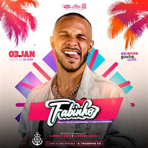 Agenda De Shows De Fabinho Evento On