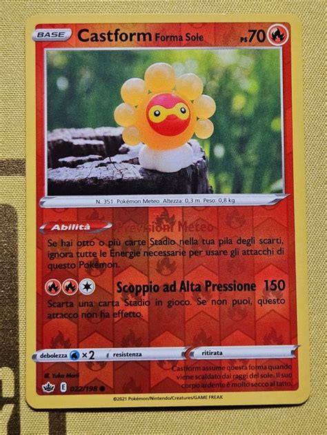 Chilling Reign Castform Forma Sole 022198 It Kaufen Auf Ricardo