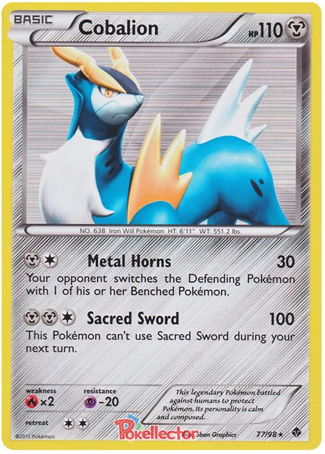 Cobalion 77 Emerging Powers Pokémon Karty Cobalion 77 Emerging Powers Pokémon Karty