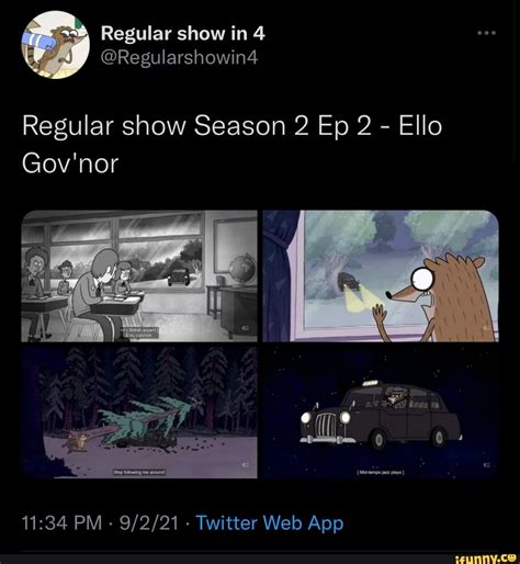 Regular Show In 4 Regular Show Season 2 Ep 2 Ello Govnor Pm
