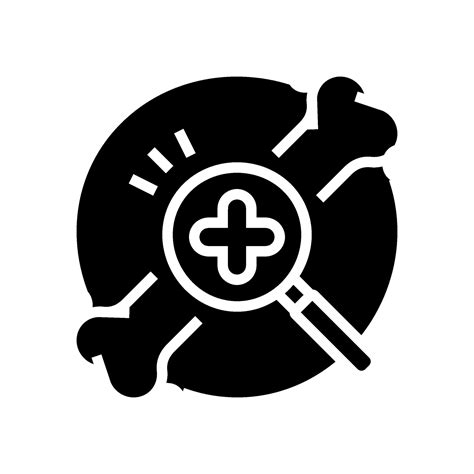 Bone Health Osteoporosis Bone Glyph Icon Vector Illustration 36279582