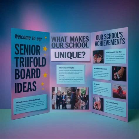 15 Dazzling Senior Trifold Board Ideas To Spark Your Creativity