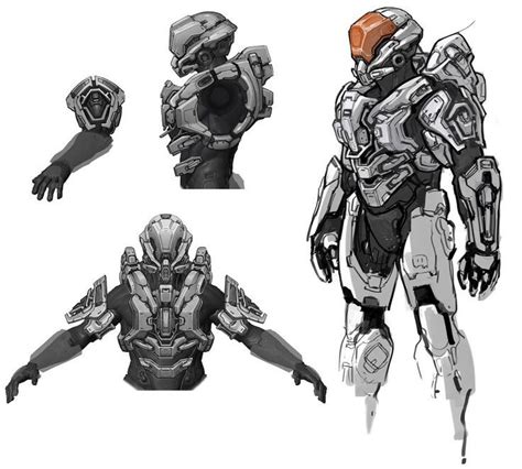 Halo Armor Character Art Character Design