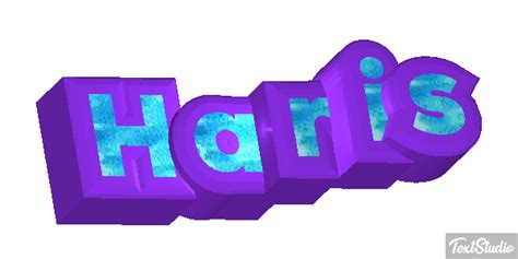 Haris Name Animated  Logo Designs
