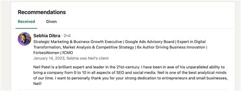 14 Best Linkedin Recommendation Examples