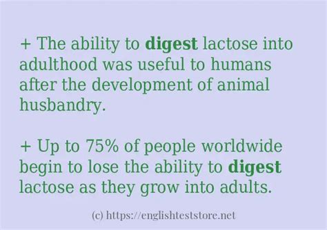 Digest Use In Sentences Englishteststore Blog