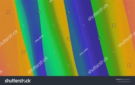 Colorful Line Abstract Stripe Border Effect Stock Illustration 2022870017 Shutterstock