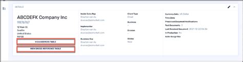 The Cross References Page