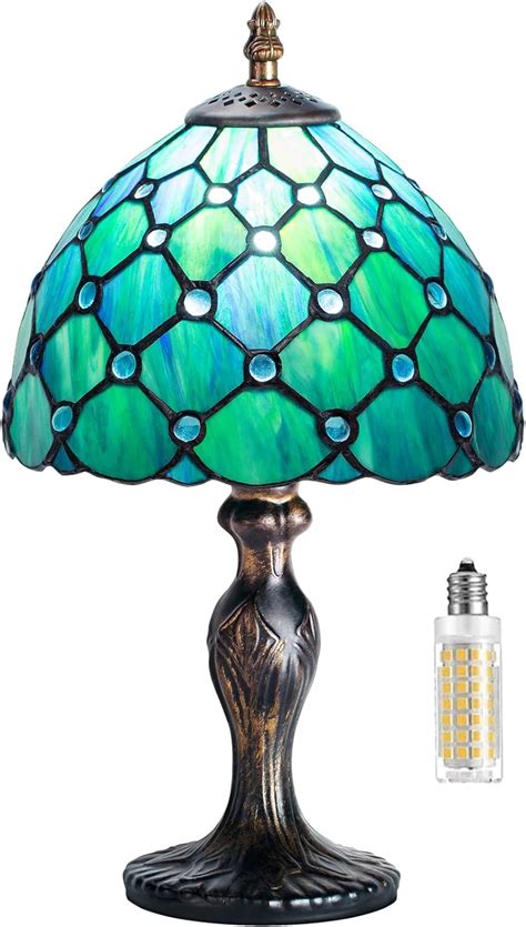 Miaoke Stained Style Table Lamp Vintage Table Lamp Handcraft Stained