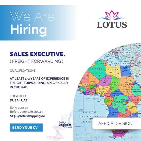 Lotus Shipping On Linkedin 🚀 Join Our Team 🚀 🌟 Were Hiring A Sales