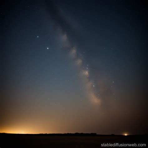 Starry Clear Night Sky Stable Diffusion Online
