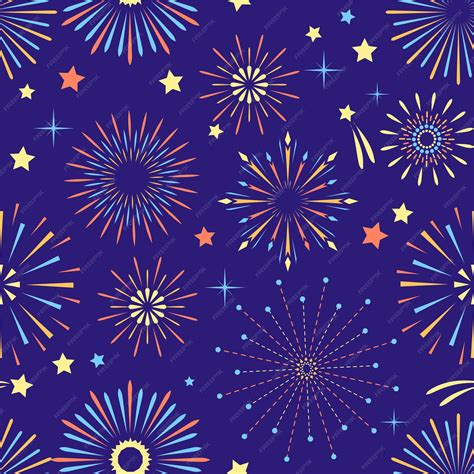 Premium Vector Color Firework Wrapping Spectacular Geometric