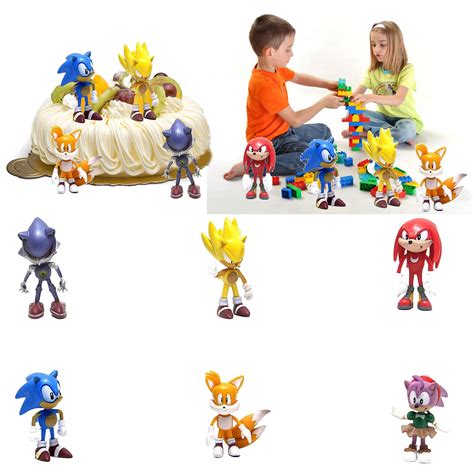 Buy Smileh Birthday Cake Toppers Figures Sonic Birthday Cake Decoration Figures Sonic The