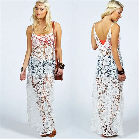 Plus Size Bathing Suit Cover Ups Long Beach Cover Up Lace Swimsuit