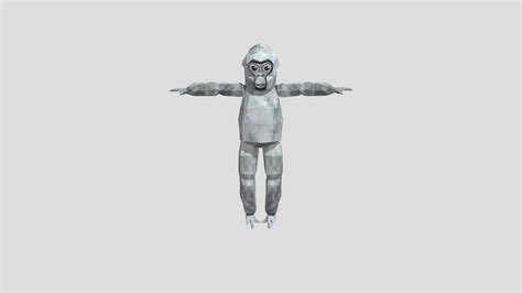 Gorilla Gorilla 3d Model T Pose