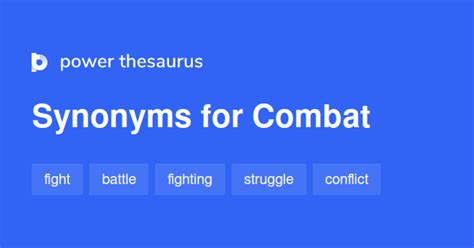Combat Synonyms 2 610 Similar Words And Phrases