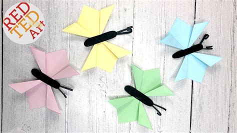 Folded Paper Butterfly Craft Step By Step Paper Butterfly Wall 3d