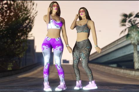 Mp Female Tight Sport Outfit Leggingsandtop Full Body Mod Gta5
