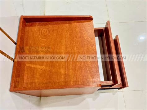 Tab Đầu Giường MFC Vân Xoan Đào 2 Hộc TDG010