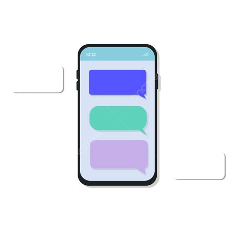 Chat Window Vector Png Images Modern Chat Box Window Bubble Flat Style