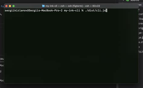 Building Reactive Clis With Ink React Cli Library Dev Community