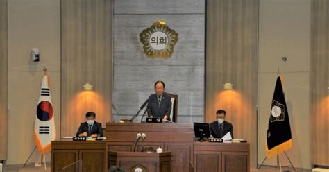 순창군의회 제262회 임시회 개회조례안 등 5건 안건 심의