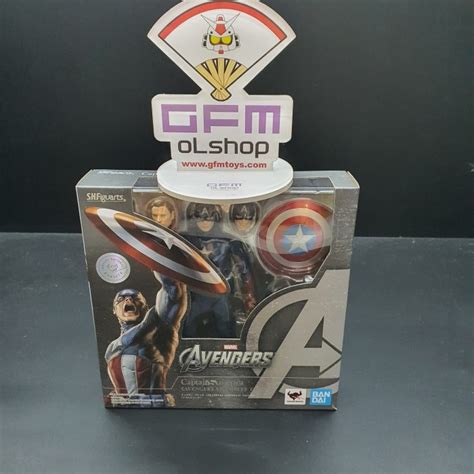 Jual Shf Avenger Captain America Assembel Edition Rahsu Shopee Indonesia