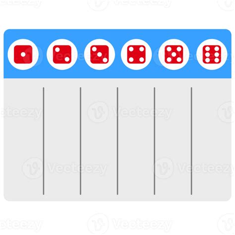 Dice Roll Probability PNG