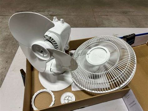 Lasko 12 Oscillating Table Fan Lambrecht Auction Inc