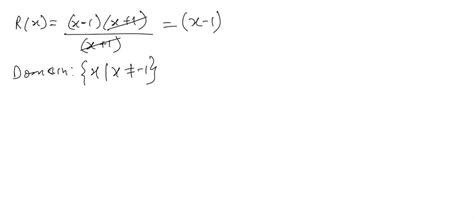 Solved Explain The Circumstances Under Which The Graph Of A Rational Function Will Have A Hole