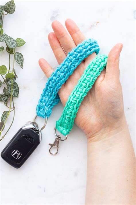 Cute Crochet Keychain Wristlet Pattern And Video Free You Should Craft