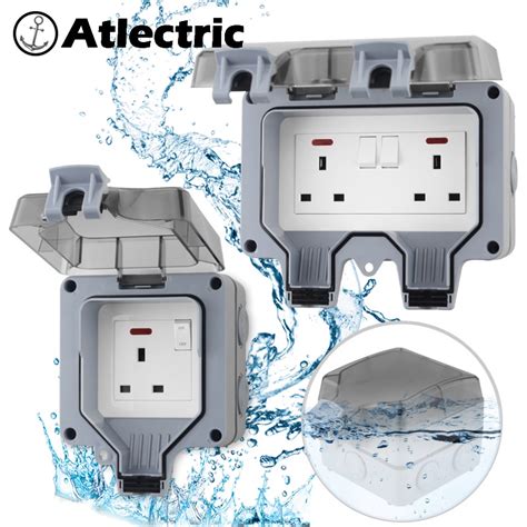 Weatherproof Cover Ip66 Waterproof Cover With 13a Power Socket Single