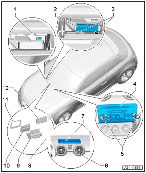 Audi Workshop Service And Repair Manuals A1 Vehicle Electrics Communication Infotainment