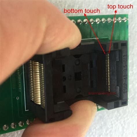 TSOP48 Adapter Adaptor IC Socket For 48 Pin ZIF Socket Universal