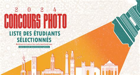 Concours Photos 2024 Liste des Étudiants Sélectionnés Première Phase
