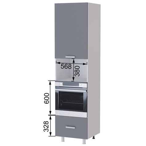Купить Шкаф пенал под духовой шкаф и СВЧ высокий В6П1 Танго в Ростове на Дону отличные цены на