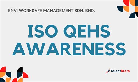 Iso Qehs Awareness Talentstore