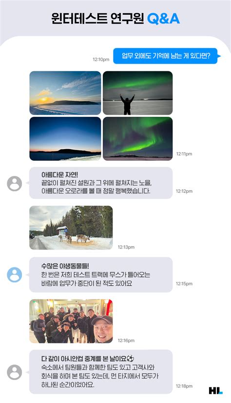 Hl만도 윈터테스트 연구원들의 겨울왕국 적응기