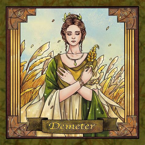 Demeter Goddess Of Harvest By King Yharim On Deviantart