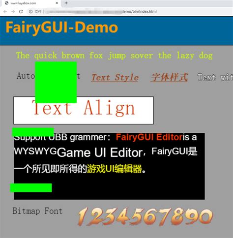 laya文本、富文本位置偏移 fairygui 问答社区