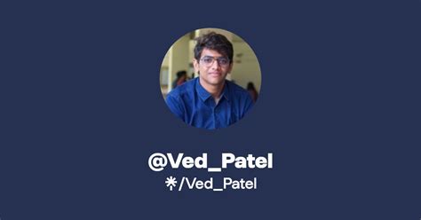Ved Patel Instagram Twitch Linktree