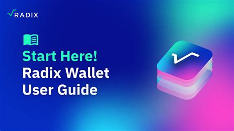 Start Here Radix Wallet User Guide YouTube