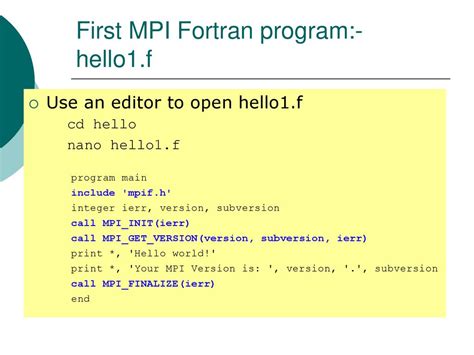 introduction to parallel programming with mpi ppt download