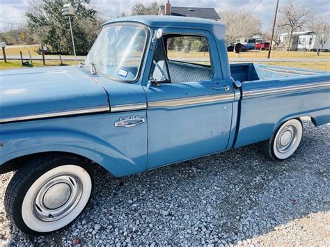 1966 Ford F100 Pickup Blue Shortbox For Sale