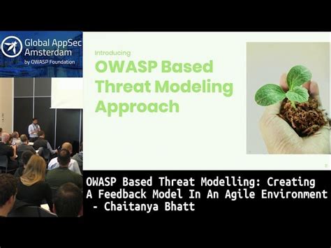 Conference Talks Talk OWASP Based Threat Modelling Creating A Feedback Model In An Agile