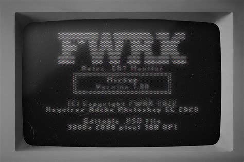 Crt Monitor Mockup Behance